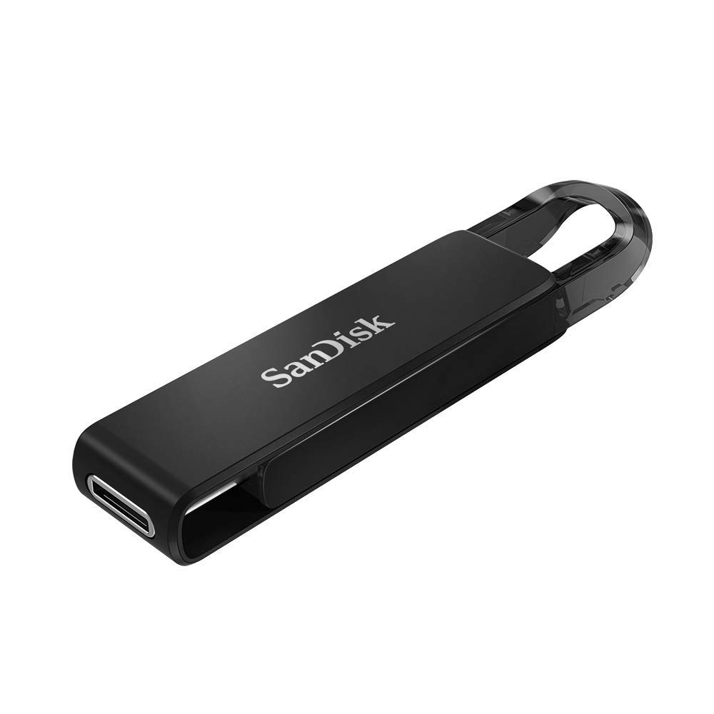 SanDisk Ultra USB 256GB Type-C Flash Drive Works with Dell XPS 13 Touch, XPS 15, XPS 17, XPS 13 2-in-1 PCs & Laptops (SDCZ460-256G-G46) Gen 1 USB 3.1 Bundle with (1) Everything But Stromboli Lanyard