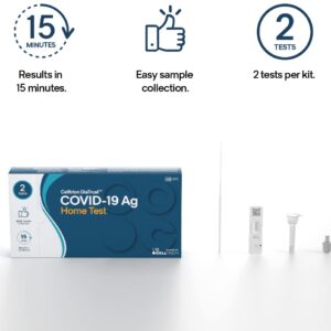 Celltrion DiaTrust COVID-19 Ag Rapid Test, 1 Pack, 2 Tests Total, FDA EUA Authorized Multiple Target OTC Test, Result in 15 Minutes Without Sending to a Lab