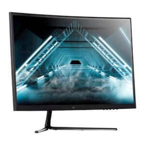 Monoprice Zero-G Curved Gaming Monitor - 32in, 1500R, 16:9, 2560x1440p, WQHD, 165Hz, HDMI, DisplayPort, VA Technology, Adaptive Sync