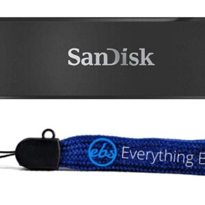 SanDisk Ultra USB 256GB Type-C Flash Drive Works with Dell XPS 13 Touch, XPS 15, XPS 17, XPS 13 2-in-1 PCs & Laptops (SDCZ460-256G-G46) Gen 1 USB 3.1 Bundle with (1) Everything But Stromboli Lanyard