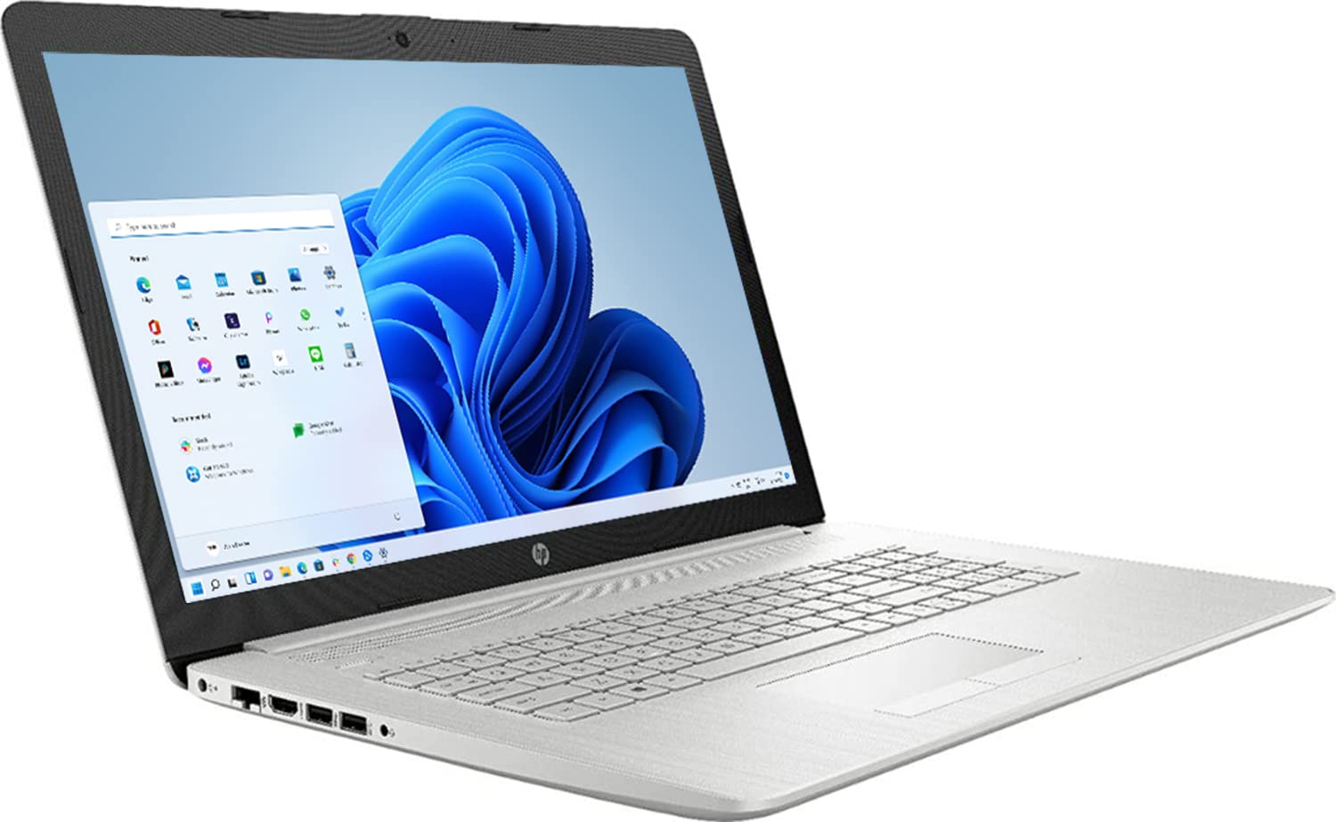 HP [Windows 11 Home] Newest Laptop, 17.3” Full HD Display, 11th Generation Intel Core i3-1115G4 Processor, 32GB RAM, 1TB SSD, Ethernet, Webcam, Wi-Fi, Bluetooth, HDMI, Silver