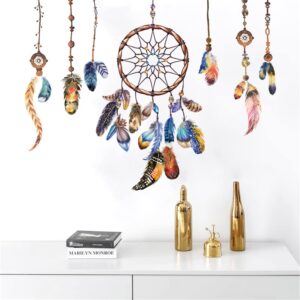 Dream Catcher Wall Stickers Decals,YXY LLC Dream Catcher Feathers Wall Stickers for Bedroom Kids Room Decoration (Dream Catcher)