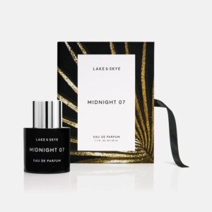 lake & skye midnight 07 eau de parfum, long lasting fragrance, 1.7 fl oz (50 ml) - spicy, fruity, floral