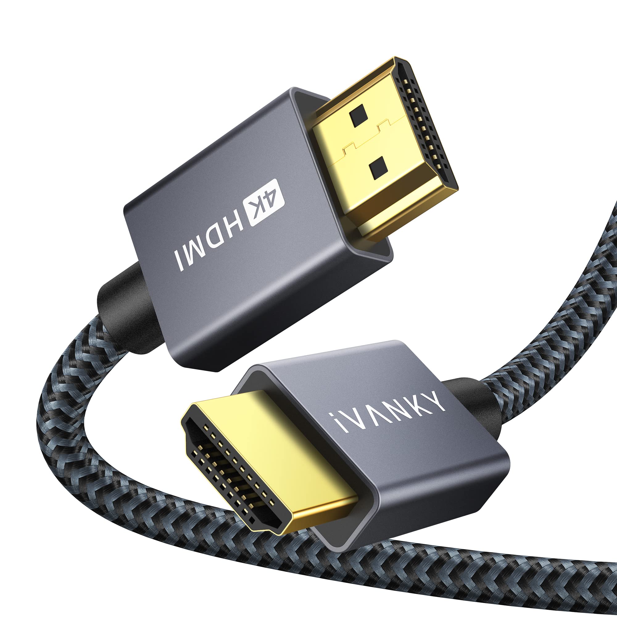 IVANKY 4K HDMI Cable 10 ft + Mini HDMI to HDMI Cable 6.6ft