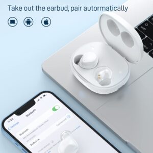 PISEN Wireless Earbuds, Bluetooth Earbuds Waterproof Noise Cancelling Earbuds Wireless Bluetooth in Ear with Mics Premium Sound for Sport, Work, Home Office