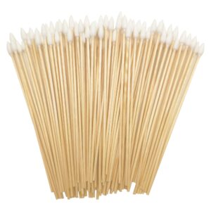 precision cotton swabs with 6'' long sticks for gun cleaning, makeup or pets 500pcs