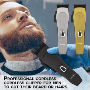 Caliber .50 Cal BMG Clipper - Professional Cordless Magnetic Motor Clippers - Quiet Operation Trimmer - Rechargeable Powerful Battery - Easy Zero Gap Cut - Hair Grooming Tool for Men