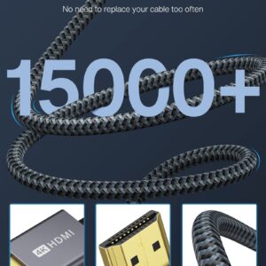 IVANKY 4K HDMI Cable 10 ft + Mini HDMI to HDMI Cable 6.6ft