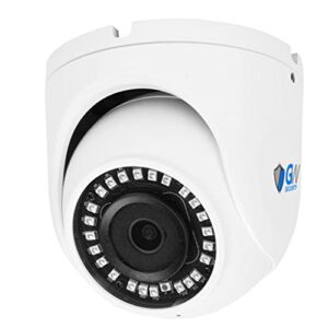 gw security gw6777mic 6mp ip poe 2.8mm fixed lens mini turret security camera, built-in microphone