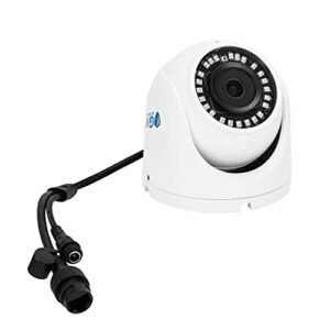 GW Security GW6777MIC 6MP IP POE 2.8mm Fixed Lens Mini Turret Security Camera, Built-in Microphone