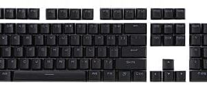 for G610 Logitech Keyboard PBT keycaps, 104-key Spare keycaps for Mechanical Gaming Keyboards for G610 PBT Logitech Keyboard keycaps, 104-key Spare keycaps for Mechanical Gaming Keyboards (Black)