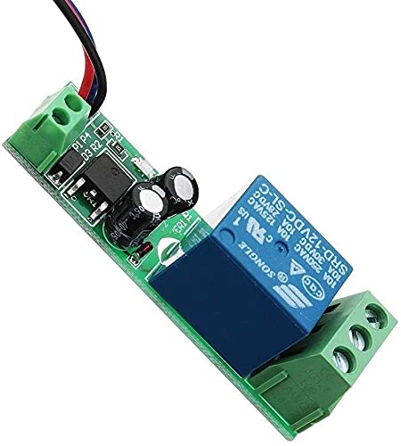 ZYM119 12V One Channel Capacitive Touch Key Sensor Module Computer Power Button with Relay Self-Locking Function Module Accessories Circuit Board