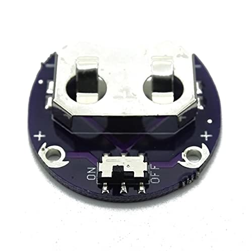 ZYM119 Lilypad Coin Cell Battery Holder CR2032 Battery Mount Module Small Slide Switch Board Circuit Board