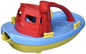 green toys tug boat red - cb