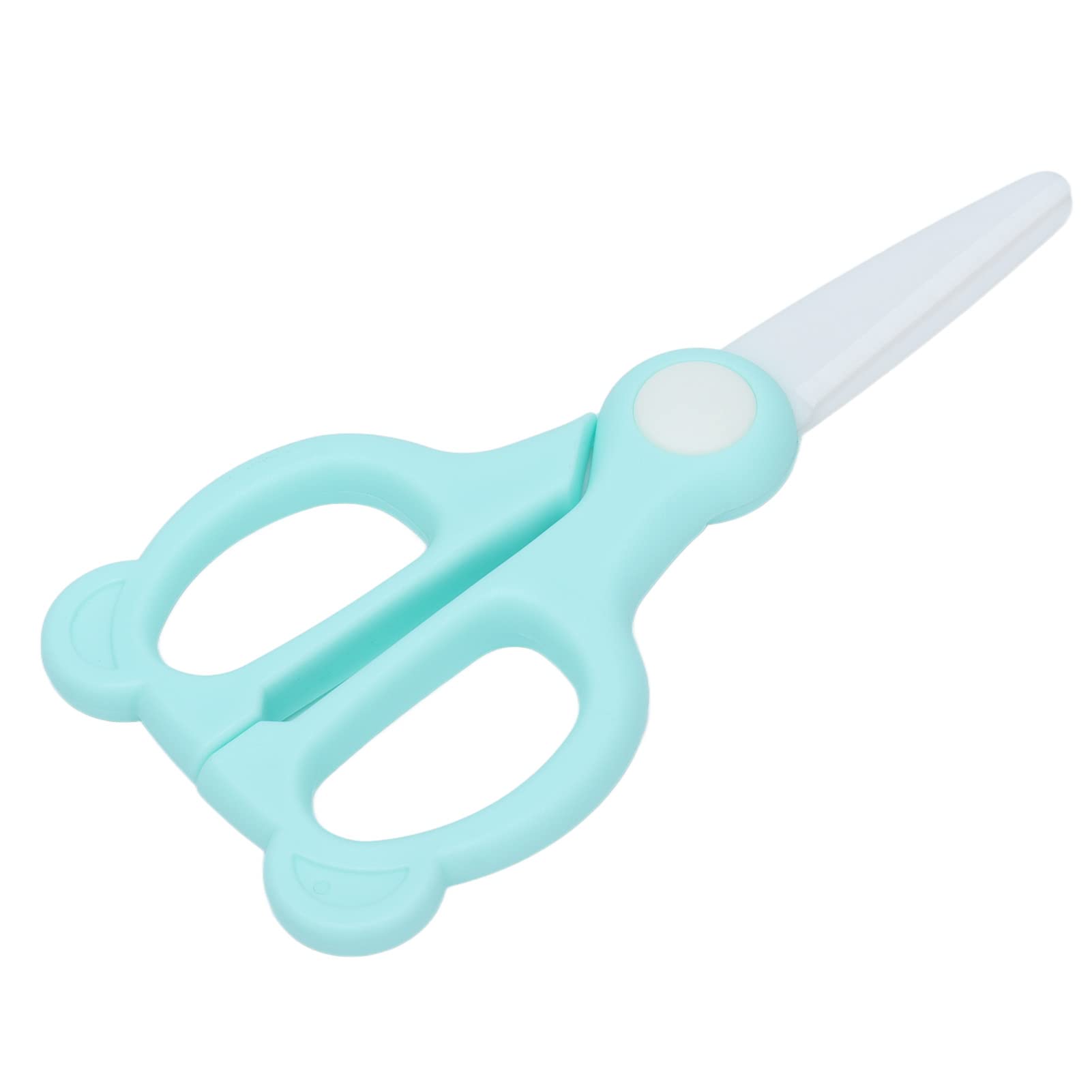 Baby Food Supplement Scissors Baby Food Ceramic Scissors Safety Ceramic Baby Scissors (green)