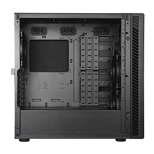 SilverStone Technology SETA Q1 Silent Mid Tower Case with Soundproofing, SST-SEQ1B