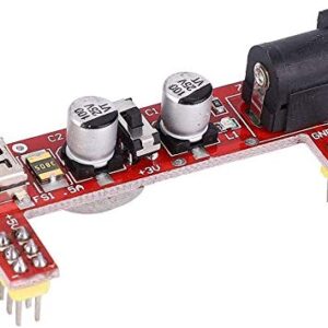 ZYM119 B10 2 Channel 5/3.3V Red Bread Board Power Module Input 6.5~12V DC, for Industrial Electronic Components (excluding Breadboard) Spot Steuermodul Circuit Board