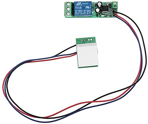 ZYM119 12V One Channel Capacitive Touch Key Sensor Module Computer Power Button with Relay Self-Locking Function Module Accessories Circuit Board