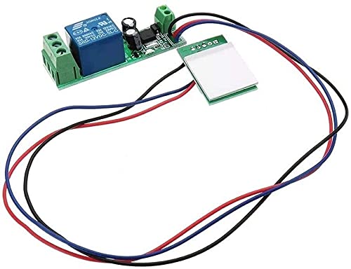 ZYM119 12V One Channel Capacitive Touch Key Sensor Module Computer Power Button with Relay Self-Locking Function Module Accessories Circuit Board