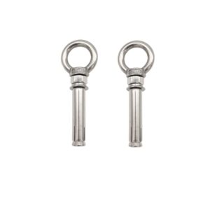 m8x80mm ring lifting expansion anchor eyebolt 2 pack expansion bolts ceiling hook heavy duty bolts anchor fastener 304 stainless steel for concrete brick wall