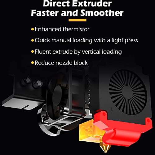 Voxelab Upgraded Aquila X3, FDM 3D Printer 25-Point Auto Leveling and Removable Magnetic PEI Steel Platform, Speed up to 200mm/s, 220×220×250mm Printing Size (Aquila S2)