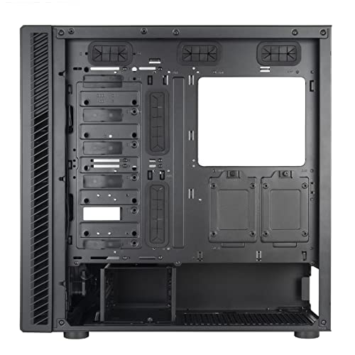 SilverStone Technology SETA Q1 Silent Mid Tower Case with Soundproofing, SST-SEQ1B