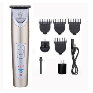 hair clippers for men + cordless close cutting t-blade trimmer kit, professional hair cutting kit beard trimmer barbers men women clipper set cordless & corded rechargeable grooming kit