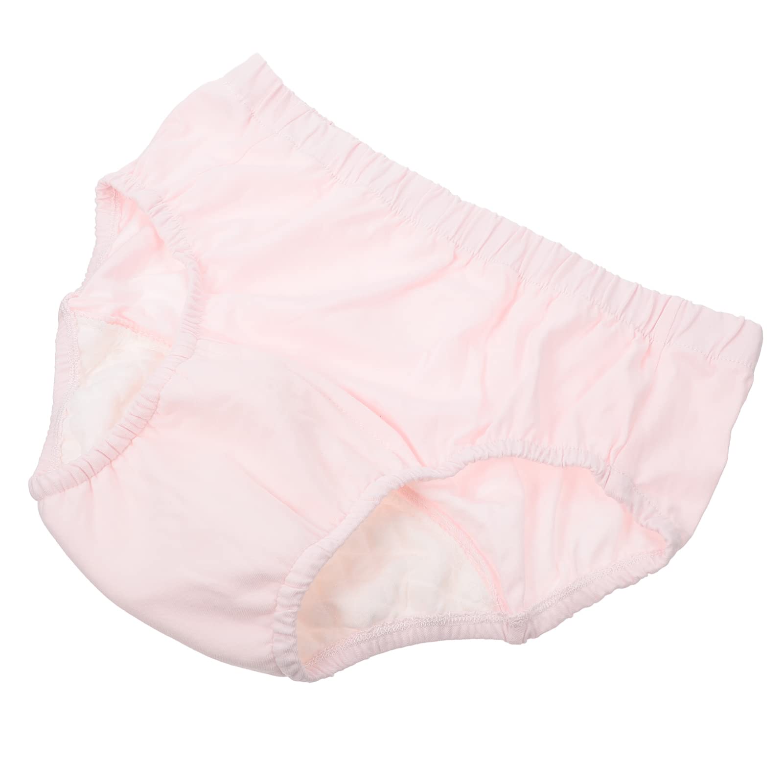 Adult Diapers Cotton Underwear Leak Diapers Adult Cloth Diaper Cover Active Waterproof Leakproof Pants for Adults Elderly Pink XXL