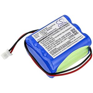 xsp 2000mah replacement battery gp100aas6ymx gp130aam6ymx gp220aam6ymx 0-9912-m 0-9913-w ltt-aa1300lsdx6y gp211ath6xml 103-303687 mn control panel home monitor intruder alarm control panel