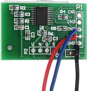 zym119 12v one channel capacitive touch key sensor module computer power button with relay self-locking function module accessories circuit board