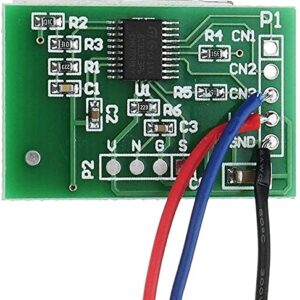 ZYM119 12V One Channel Capacitive Touch Key Sensor Module Computer Power Button with Relay Self-Locking Function Module Accessories Circuit Board