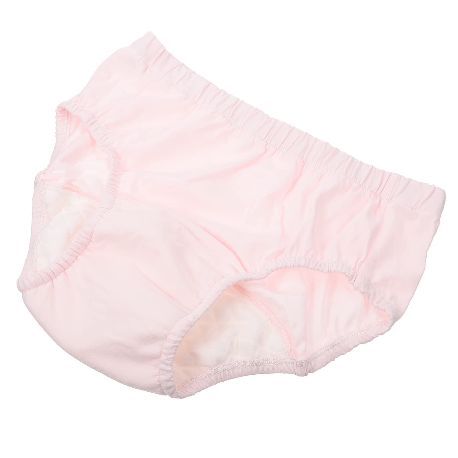 Adult Diapers Cotton Underwear Leak Diapers Adult Cloth Diaper Cover Active Waterproof Leakproof Pants for Adults Elderly Pink XL