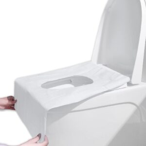 Disposable Toilet Seat Covers for Toddlers Potty Training,Travel,Pregnant Mom, Adult,Waterproof Plus Size 20 Pcs