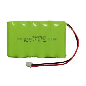 GSUIVEER 300-03864-1 Battery 7.2V 1100mAh and 300-06868 7.2V 600mAh Battery