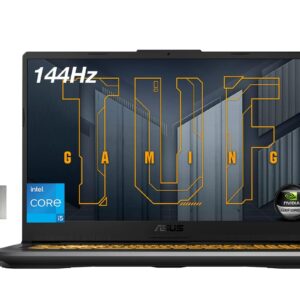 ASUS 2022 TUF Gaming 17.3" FHD 144Hz Laptop, Intel Core i5-11260H (Beats i7-8750H), 32GB RAM, 2TB PCIe SSD, RGB Backlit Keyboard, GeForce RTX 3050 Graphics, Windows 10, Grey, 32GB USB Card