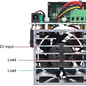 ZYM119 Electronic Load - 12V 100W Electronic Load Discharge Digital Battery Capacity Tester Testing Module Dc Circuit Board