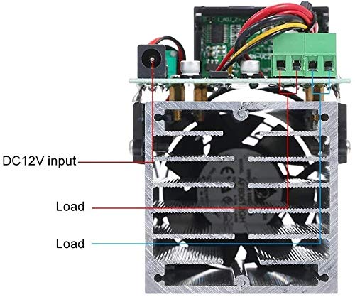 ZYM119 Electronic Load - 12V 100W Electronic Load Discharge Digital Battery Capacity Tester Testing Module Dc Circuit Board