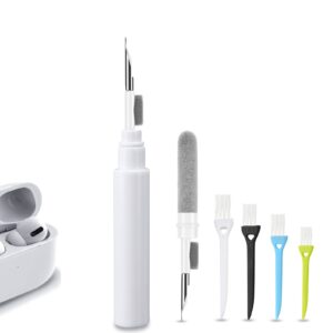 aghappy cleaner kit for airpods 1 2 3, 6 in 1multi-function cleaning pen for earbuds bluetooth earphones case soft brush tools for lego huawei samsung mi earbuds pc laptop pro camera lens