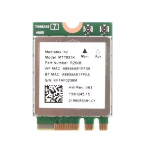 okn wifi 6 card ax3000 m2 wifi module with bt 5.1 and wpa3 security, m2 wifi card for laptop supports windows 11/10