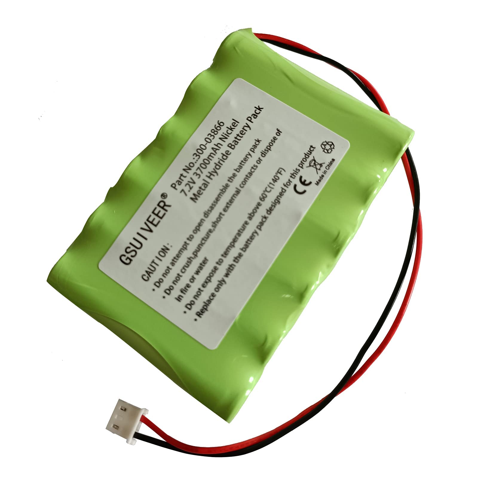 GSUIVEER 300-03866 7.2V 3700mAh Battery and 300-03864-1 Battery 7.2V 1100mAh