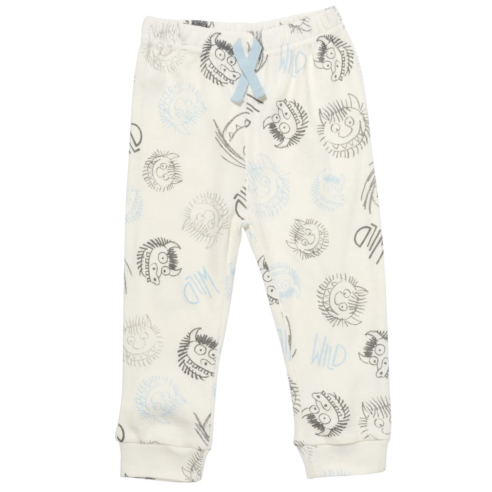 Warner Bros. Where the Wild Things Are Baby Boys Bodysuit & Pants & Hat Gray/Yellow/White 12 Months