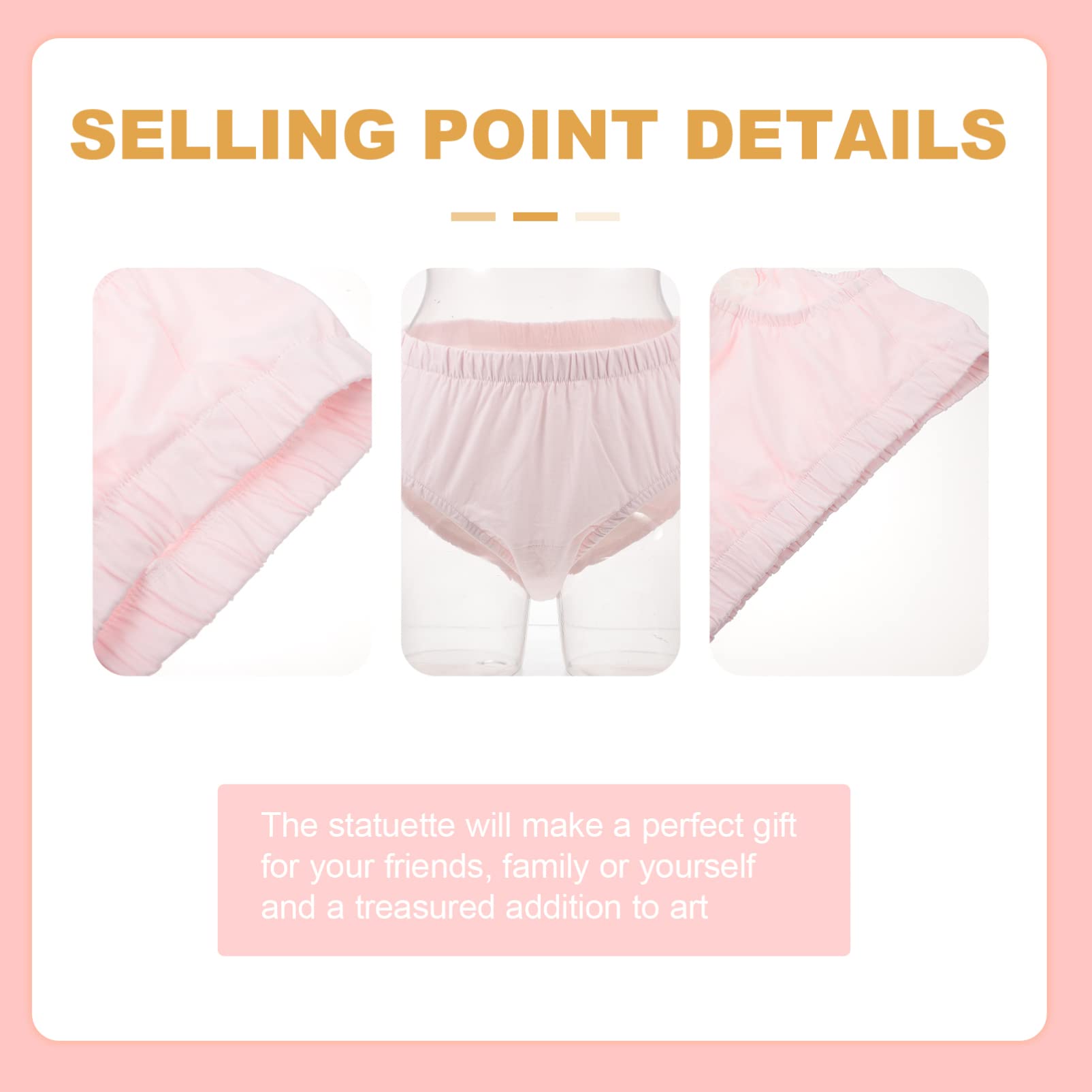 Adult Diapers Cotton Underwear Leak Diapers Adult Cloth Diaper Cover Active Waterproof Leakproof Pants for Adults Elderly Pink XL