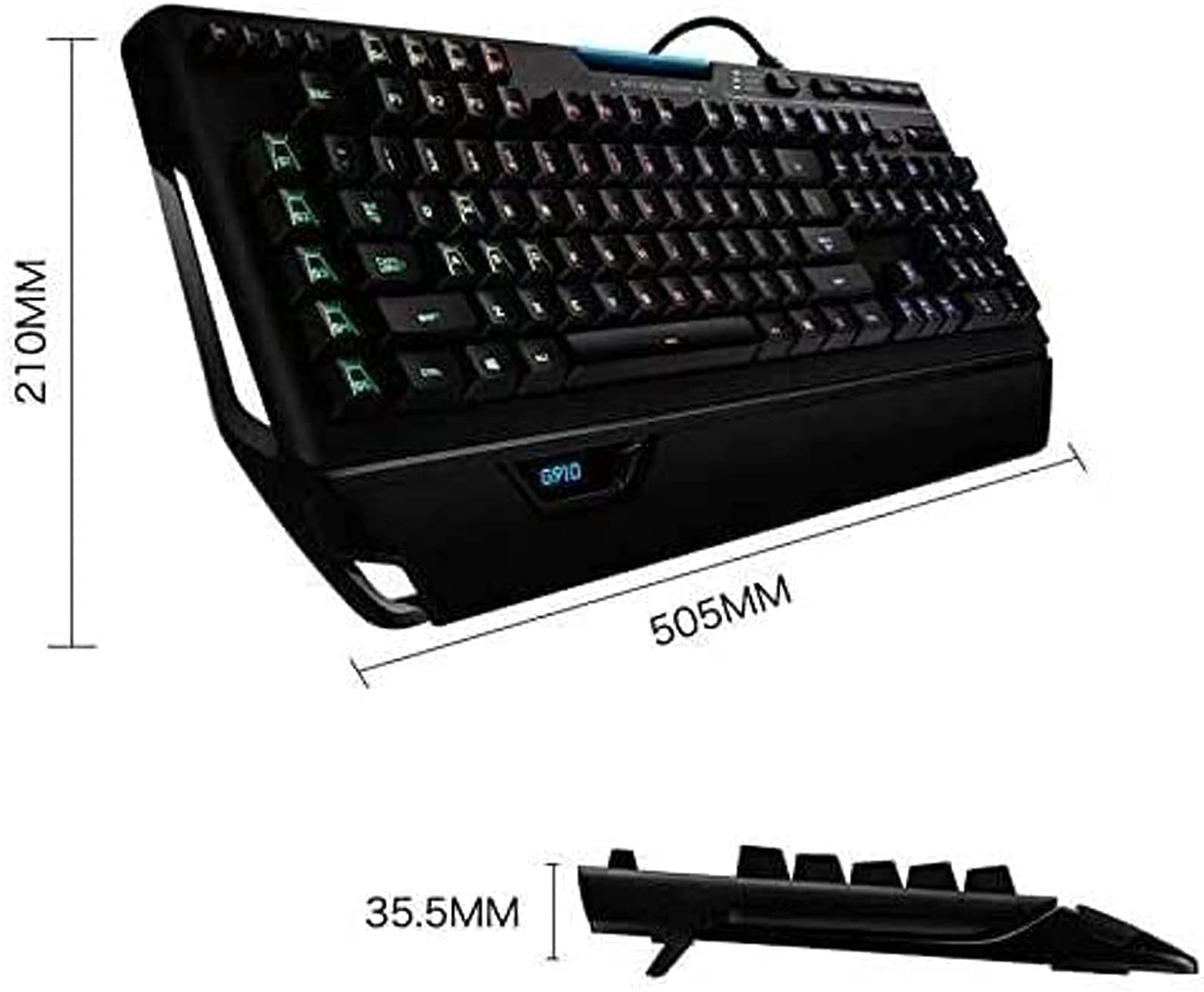 SPLD Gaming Keyboard and Mouse, Backlit USB Keyboard, Ergonomic Gaming English-Russian Keyboard