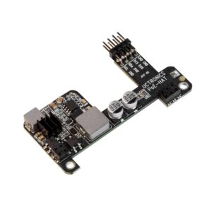 uctronics poe hat for raspberry pi 4b, ieee 802.3af-compliant, 5v 2.5a mini power over ethernet expansion board for raspberry pi 4 b 3 b+