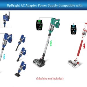 UpBright 22.5V AC/DC Adapter Compatible with UMLo Model V111 V111Plus Plus 18.5V 4000mAh Lithium Li-ion Battery Powerful Suction Lightweight Cordless Stick Vacuum Cleaner 22.5VDC Power Supply Charger