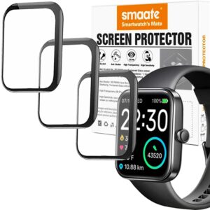 smaate 3d screen protector compatible with skg v7 and v7 pro 1.7 inches smartwatch