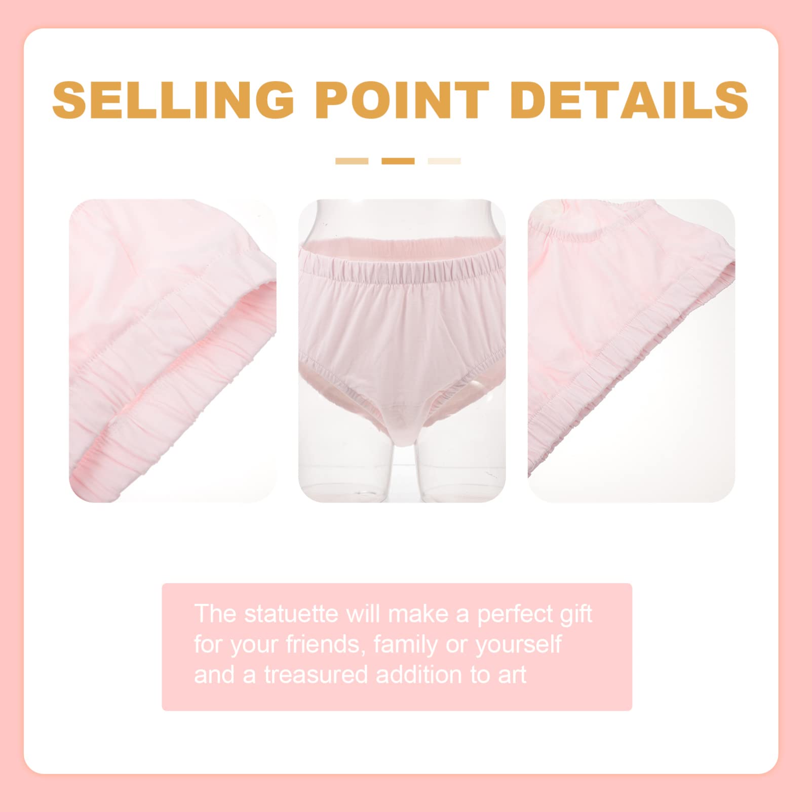 Adult Diapers Cotton Underwear Leak Diapers Adult Cloth Diaper Cover Active Waterproof Leakproof Pants for Adults Elderly Pink XXL