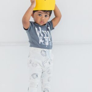 Warner Bros. Where the Wild Things Are Baby Boys Bodysuit & Pants & Hat Gray/Yellow/White 12 Months