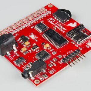 SparkFun MP3 Trigger - 18 Trigger inputs to Alternate Functions Random & sequential Track Selection Transport Controls Even Volume up/Down Real-Time Volume Control Full-Duplex Serial Control