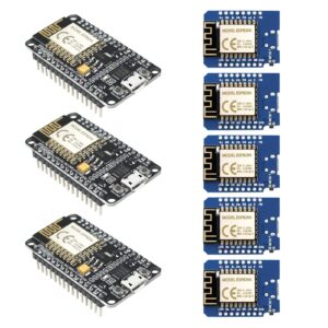 keeyees 3pcs esp8266 wifi development board with 5pcs mini esp8266 wifi development board